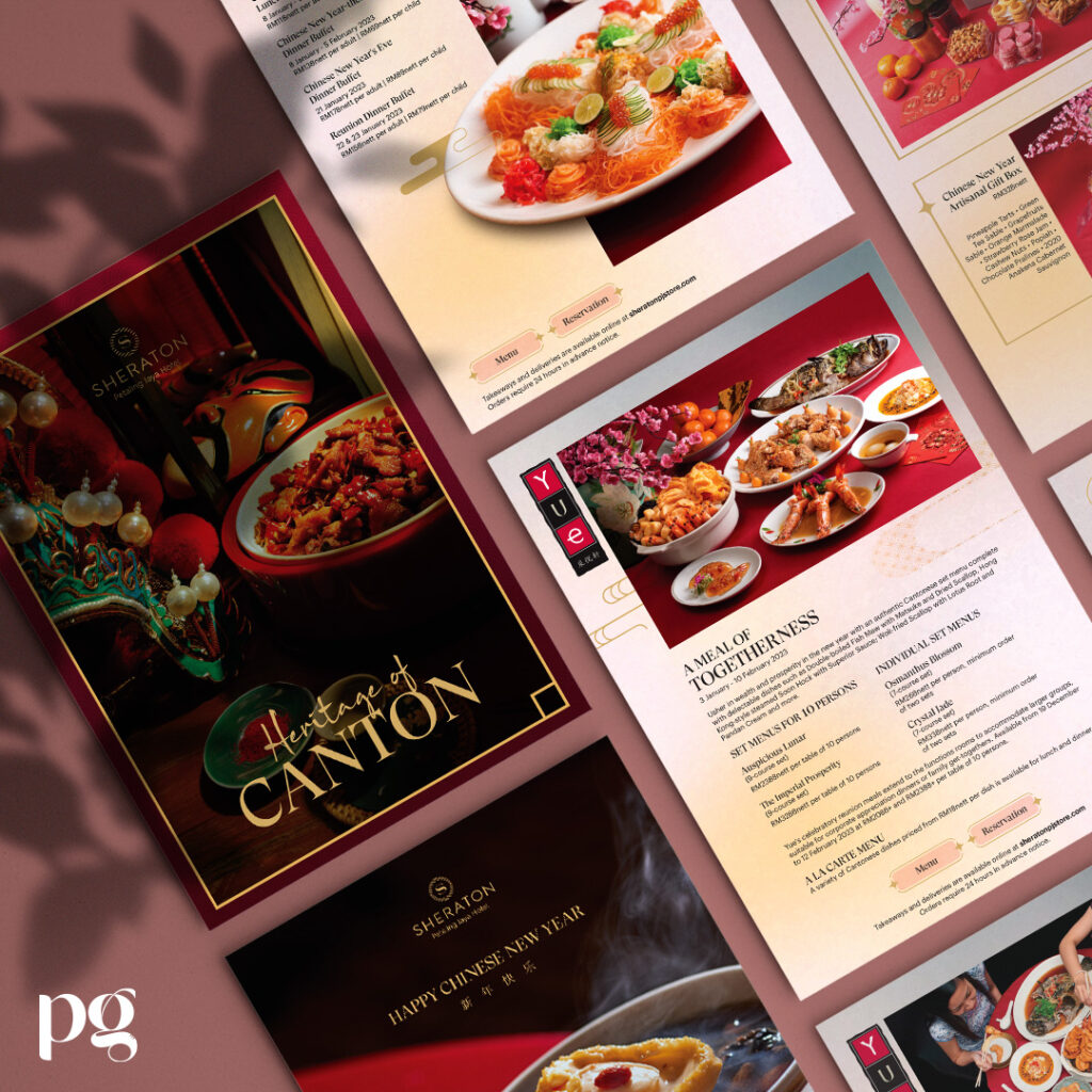 CNY 2023 Menu Brochure – Purple Giant Design